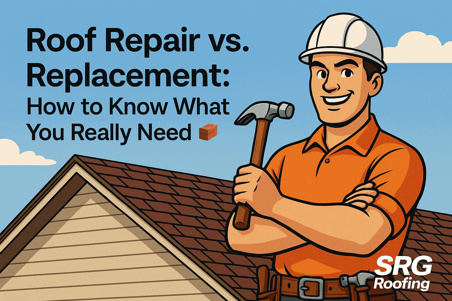 Roof Repair vs. Replacement: How to Know What You Really Need 🧱 | SRG